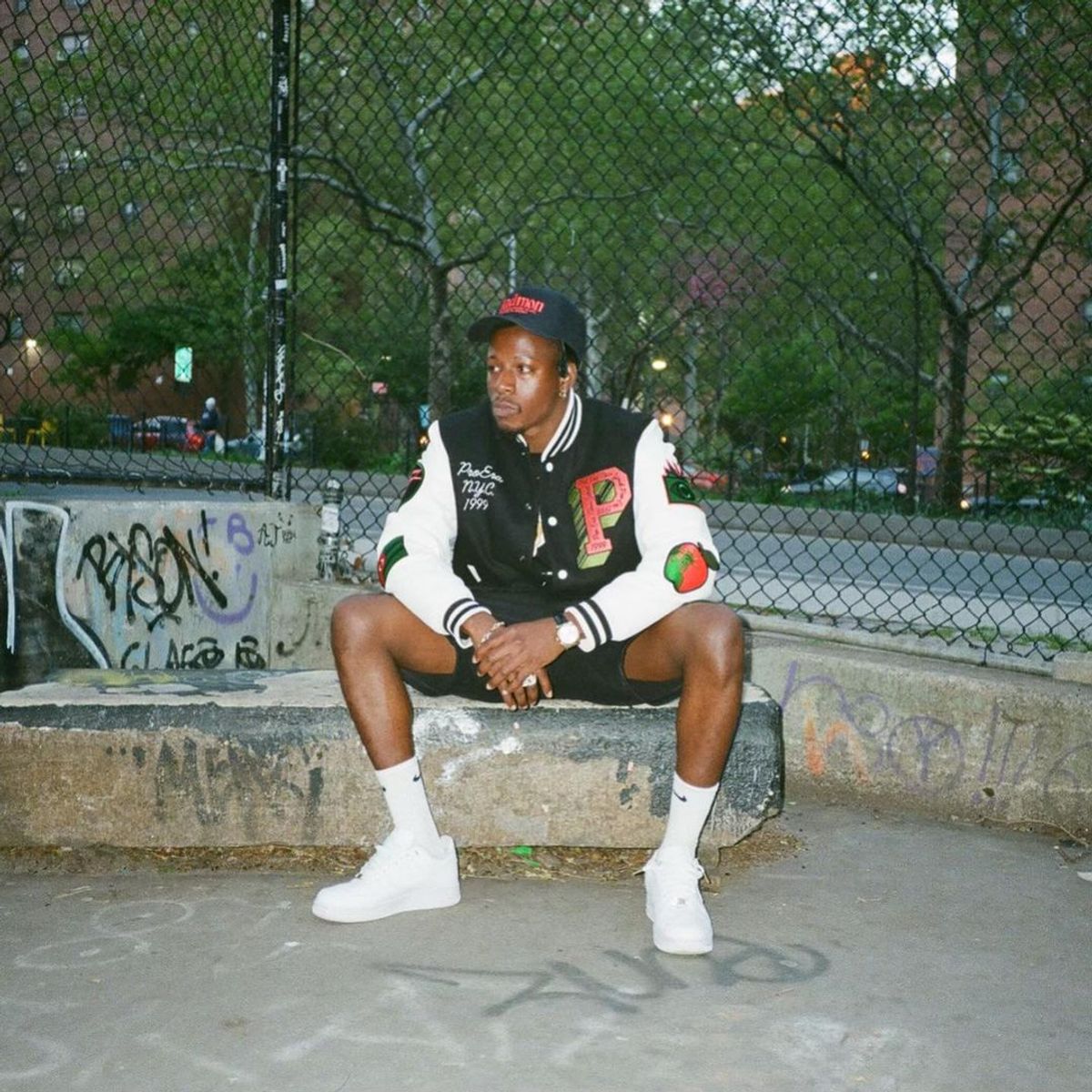 Joey Badass Outfit From June 8 2022 Whats On The Star