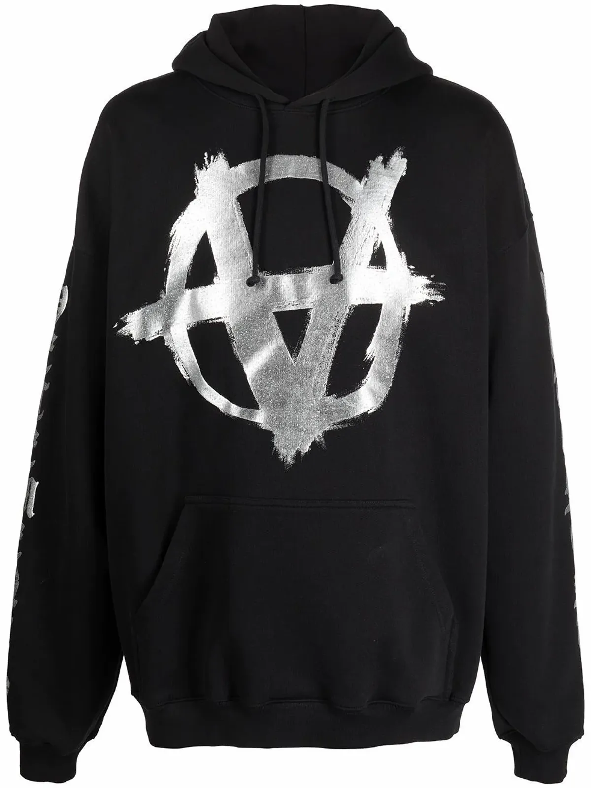 Vetements Anarchy-print Cotton-jersey Hooded Sweatshirt | WHAT’S ON THE ...