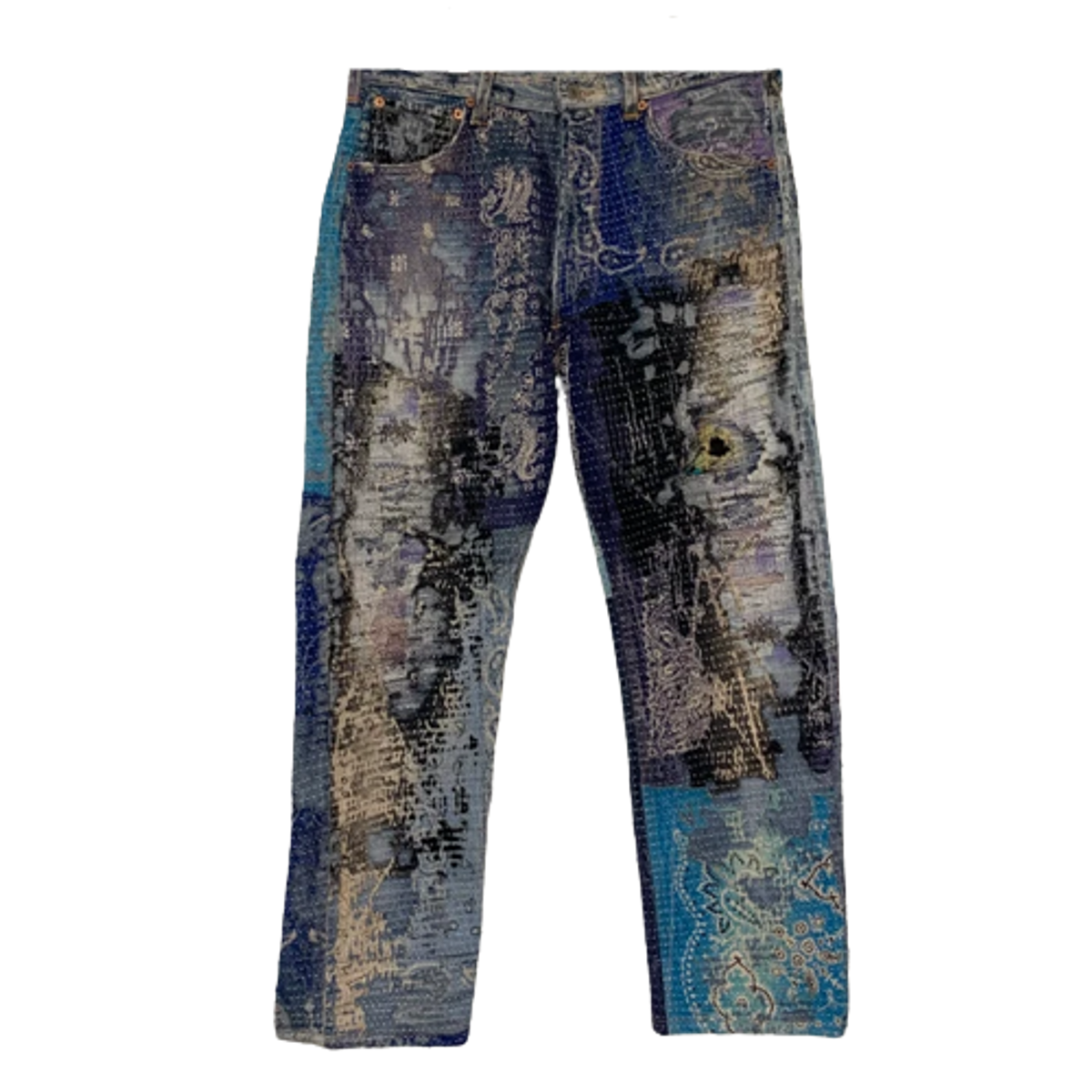 Proleta Re Art Vintage Bandana Boro Jeans | WHAT’S ON THE STAR?