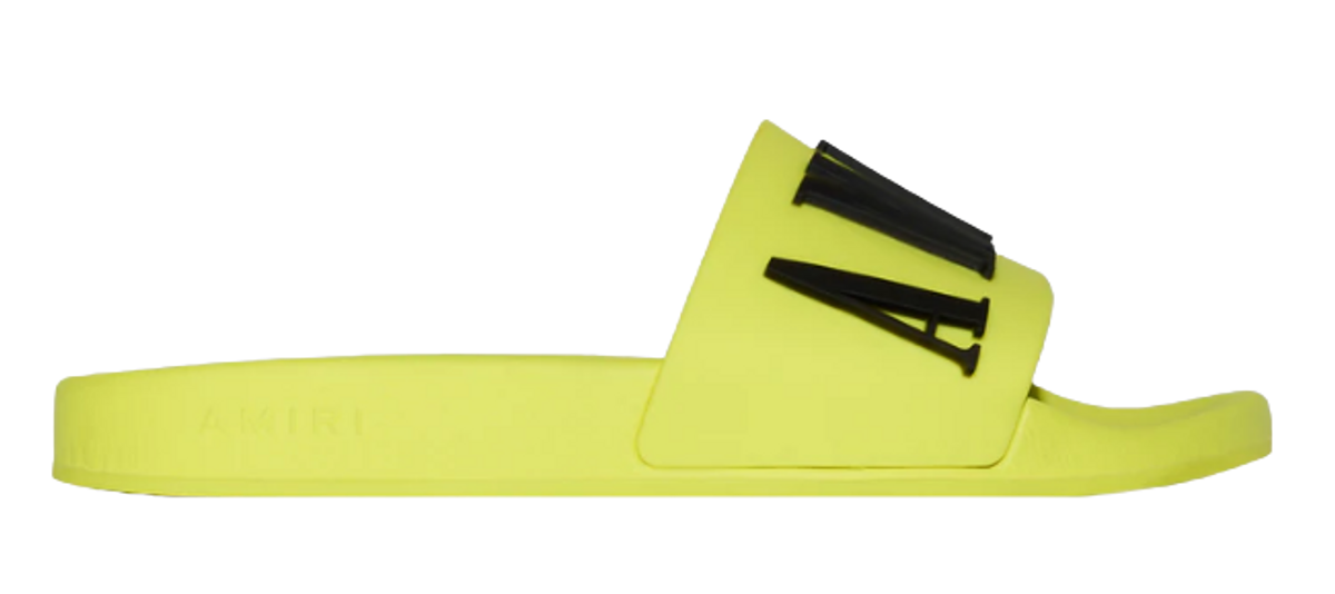 Amiri Poolslide Volt Slides | WHAT’S ON THE STAR?