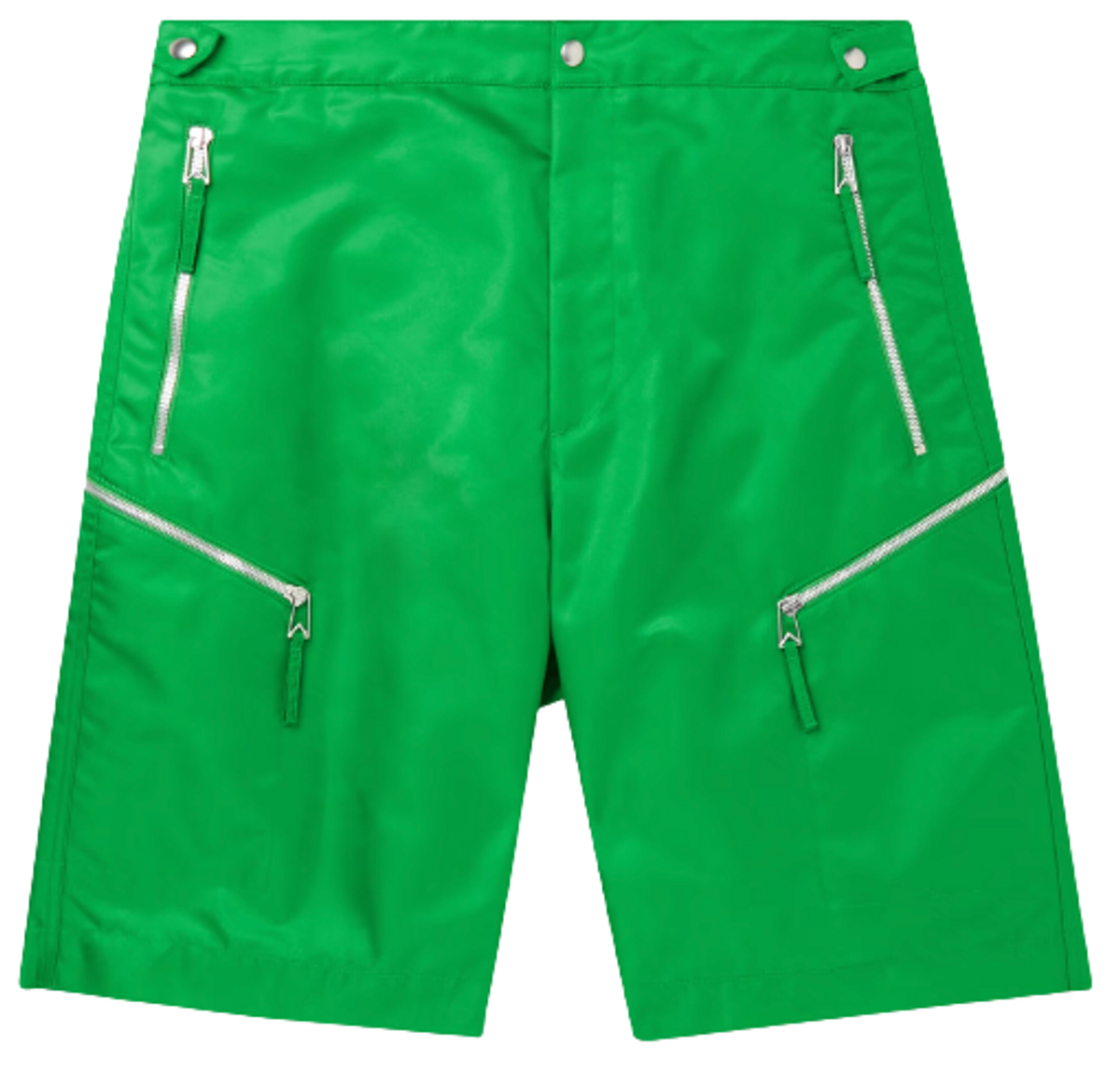 Bottega Veneta Wide-Leg Shell Green Bermuda Shorts | WHAT’S ON THE STAR?