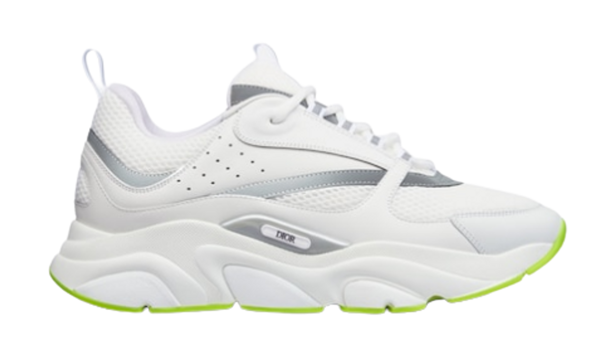 Dior B22 White Technical Mesh Smooth Calfskin Sneakers | WHAT’S ON THE ...