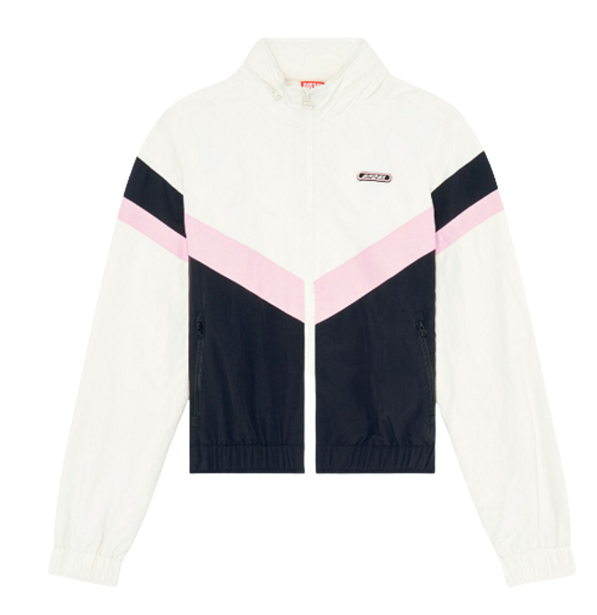 Diesel Swiftor White Black Jacket | WHAT’S ON THE STAR?