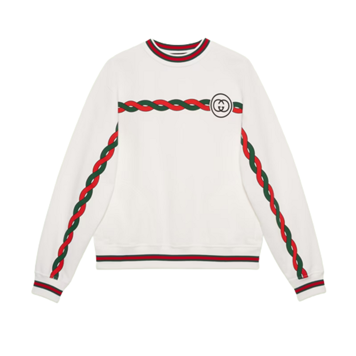 Gucci White Cotton Sweatshirt | WHAT’S ON THE STAR?