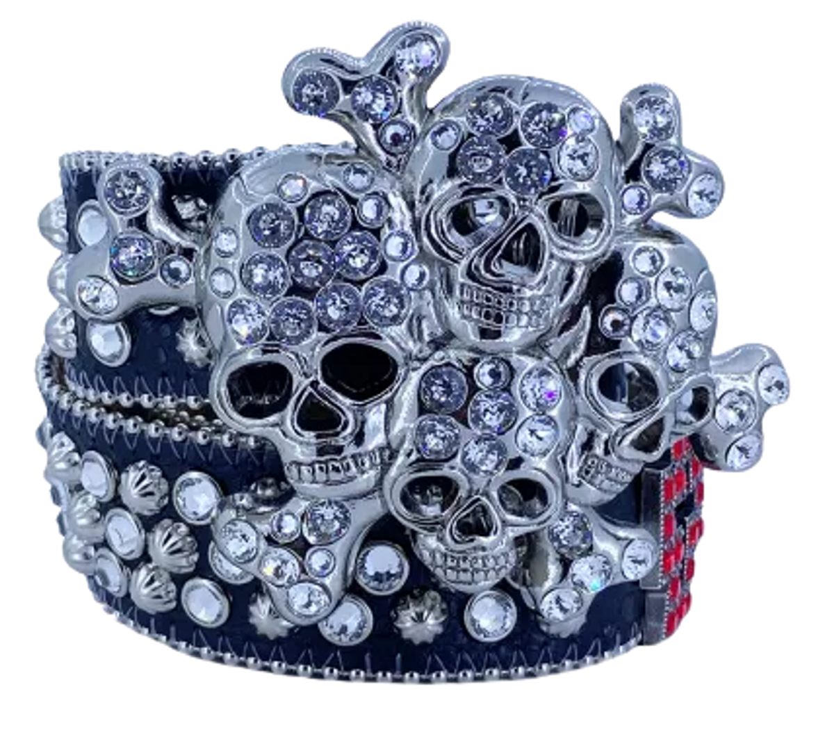 B.B. Simon Red Skull Belt | WHAT’S ON THE STAR?