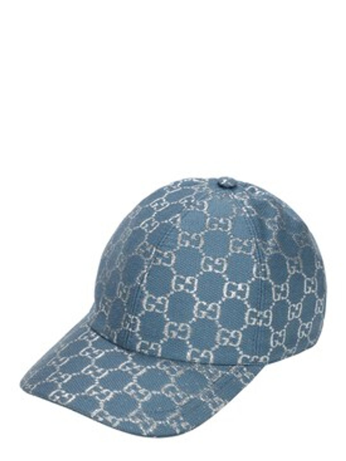 Gucci Gg Wool Blend Lamé Baseball Hat In Light Blue | WHAT’S ON THE STAR?