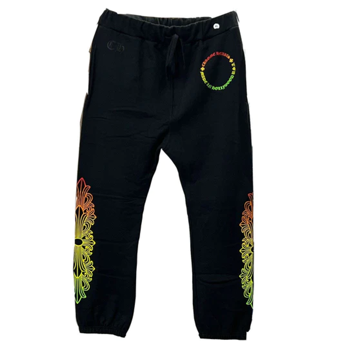 Chrome Hearts Red and Green Gradient Circle Pants | WHAT’S ON THE STAR?