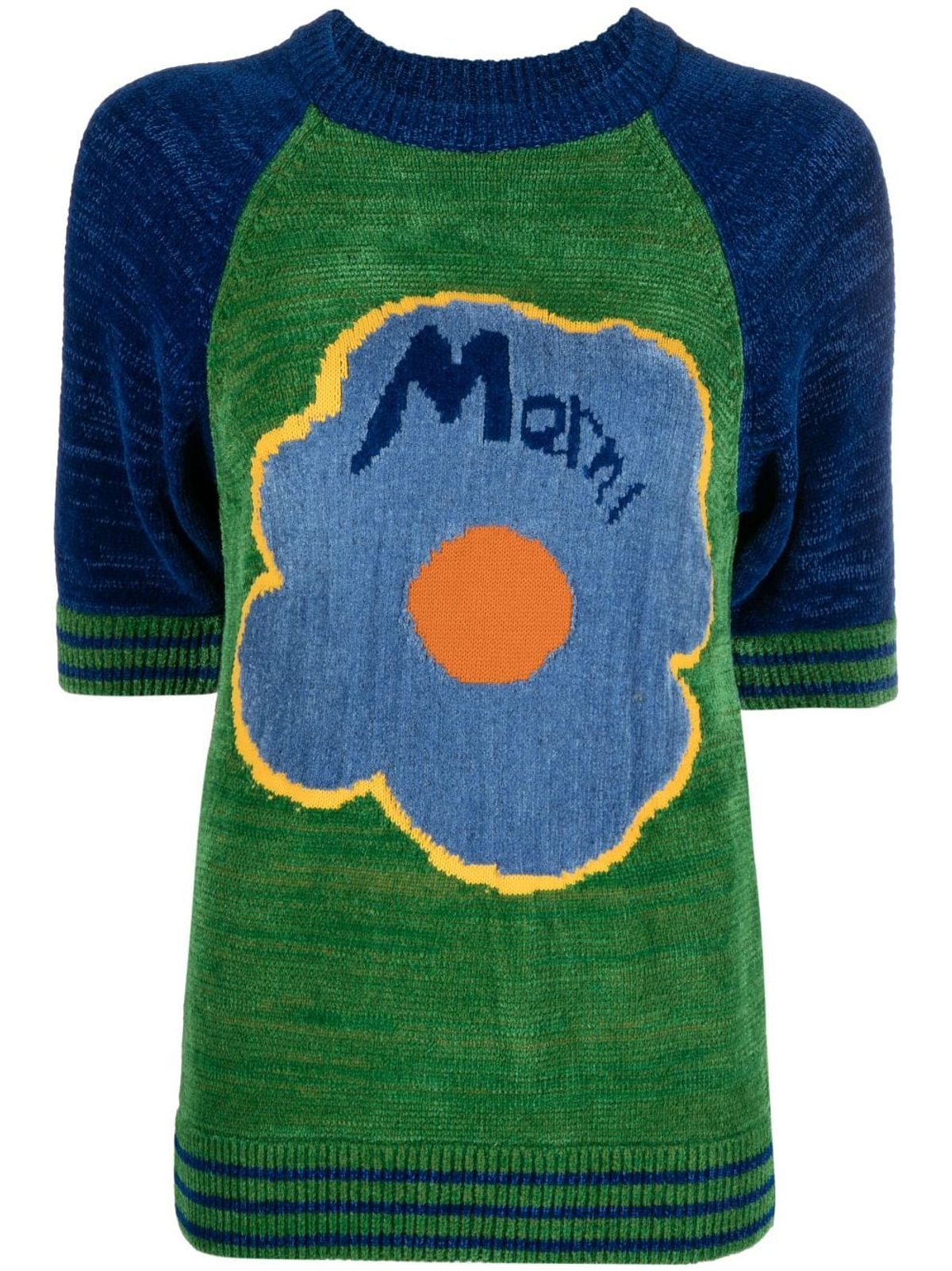 Marni Logo Knit Green T-Shirt | WHAT’S ON THE STAR?