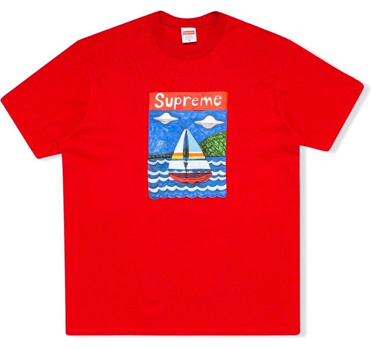 Supreme Sailboat Red T-Shirt | WHAT’S ON THE STAR?