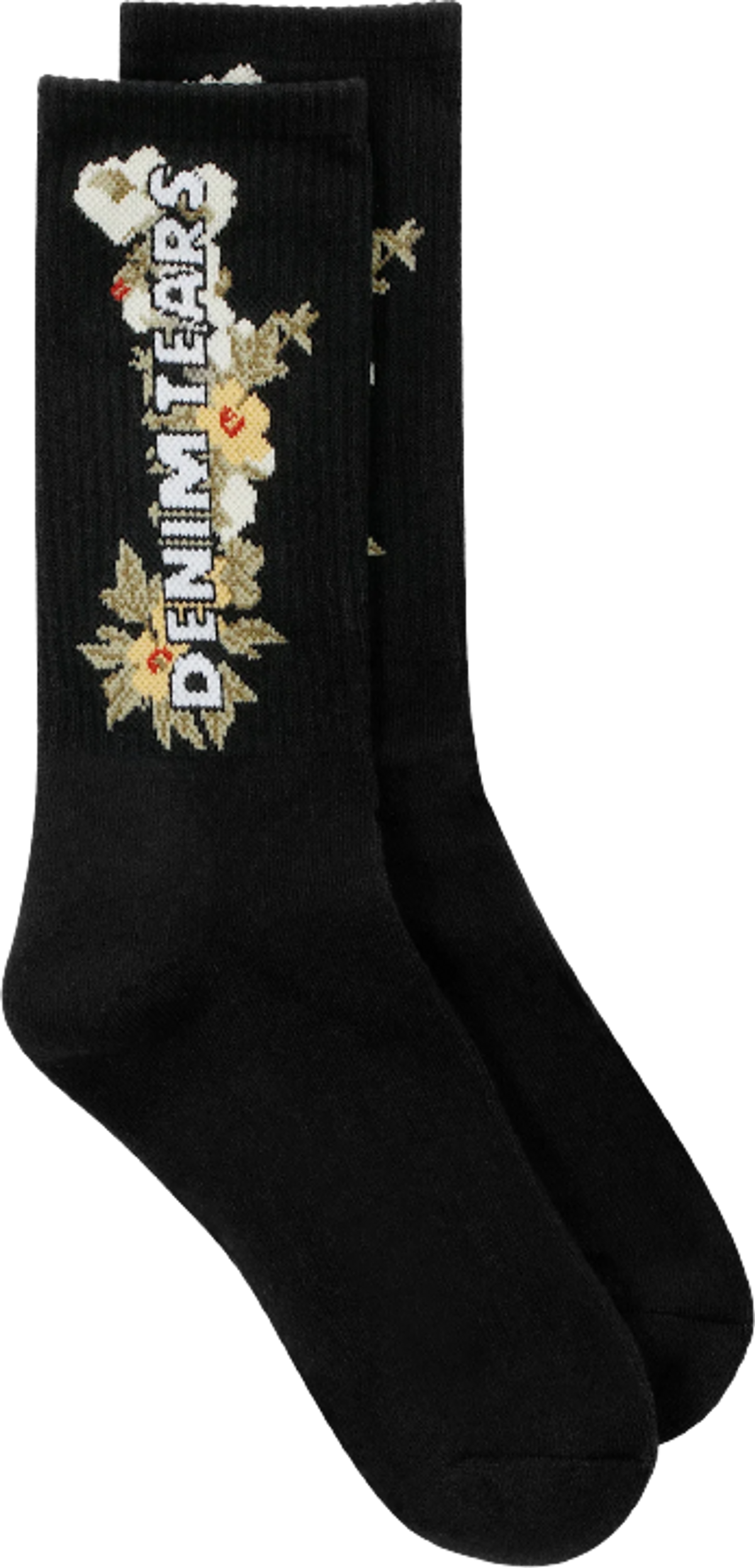 Denim Tears Floral Black Socks | WHAT’S ON THE STAR?