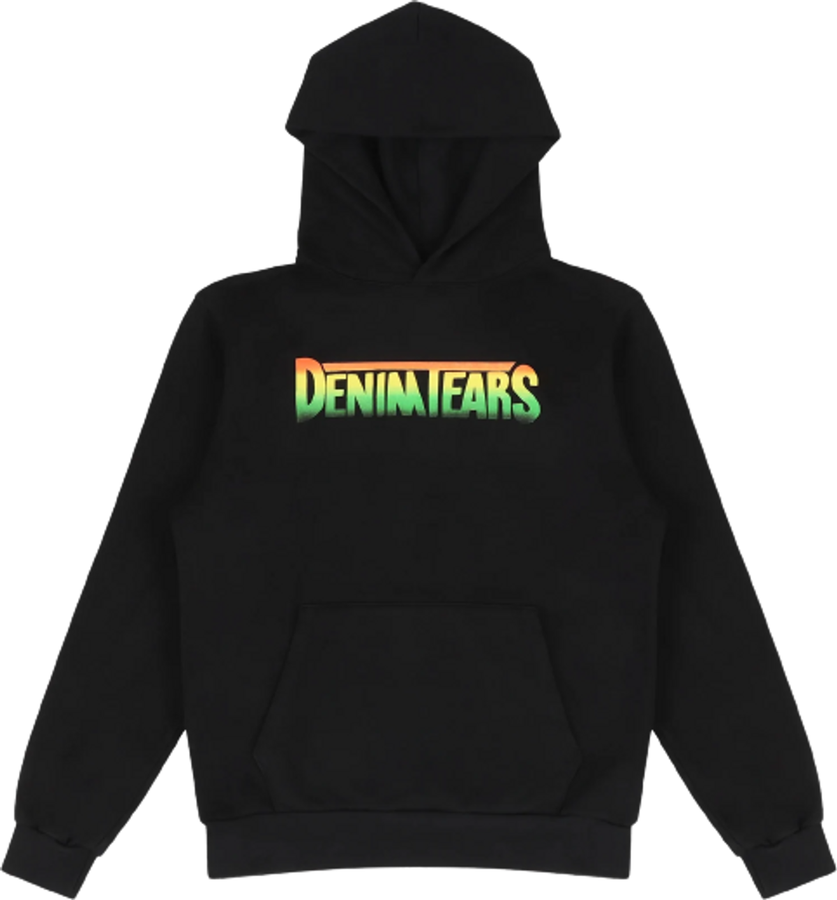 Denim Tears Logo Black Hoodie | WHAT’S ON THE STAR?