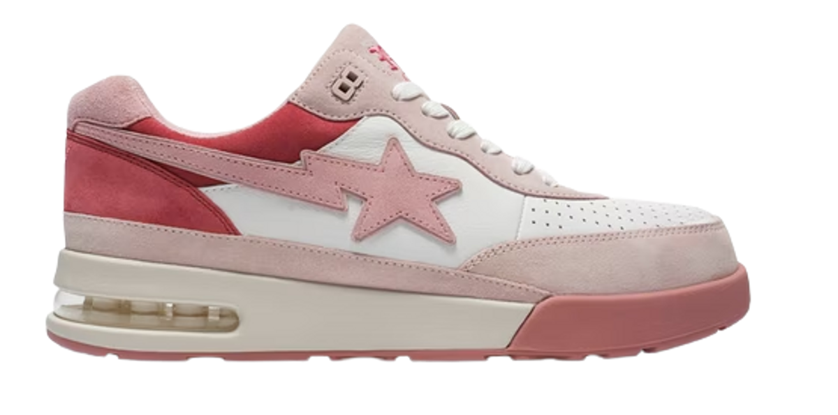 Bape Road Pastel Pink Sneakers | WHAT’S ON THE STAR?