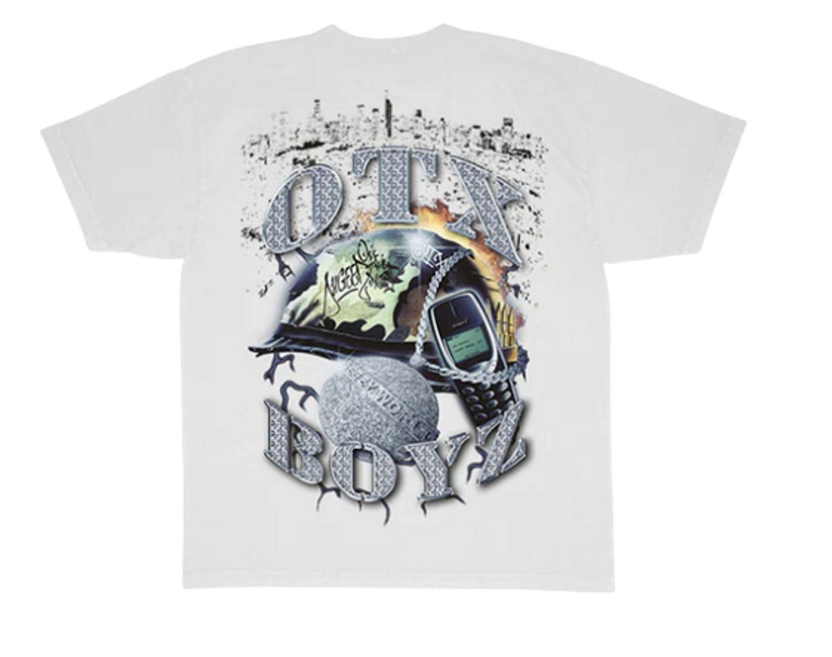 OhGeezy Merch Army White T-Shirt | WHAT’S ON THE STAR?