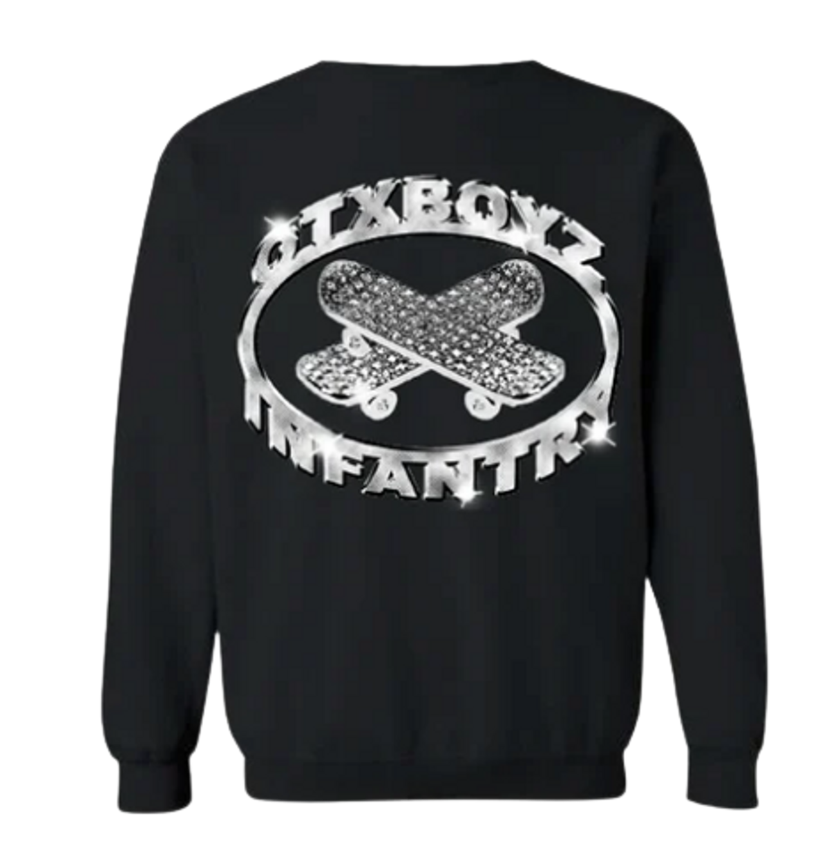 OhGeezy Merch Classic Black Crewneck | WHAT’S ON THE STAR?