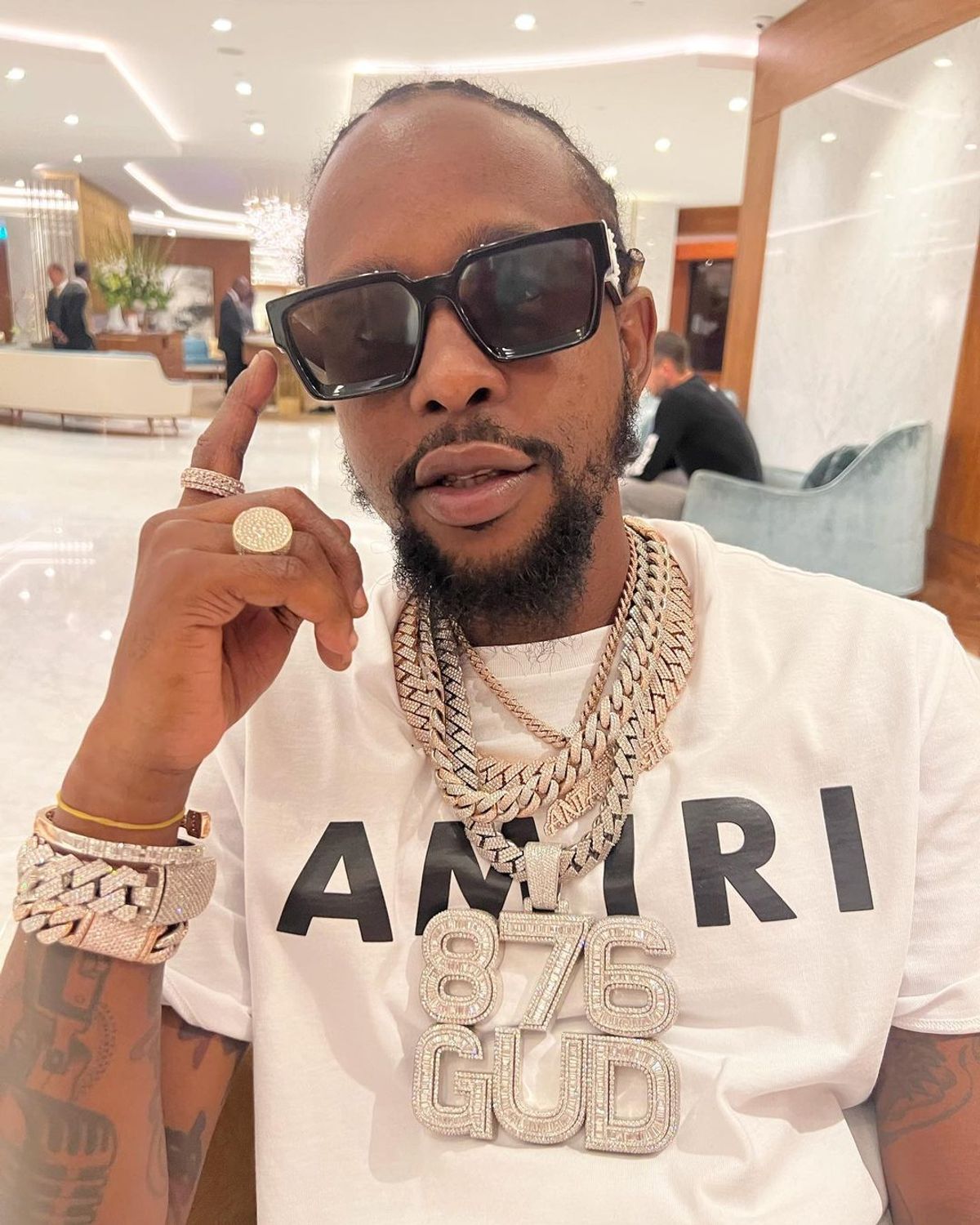 Popcaan Outfit from July 16, 2022 | WHAT’S ON THE STAR?