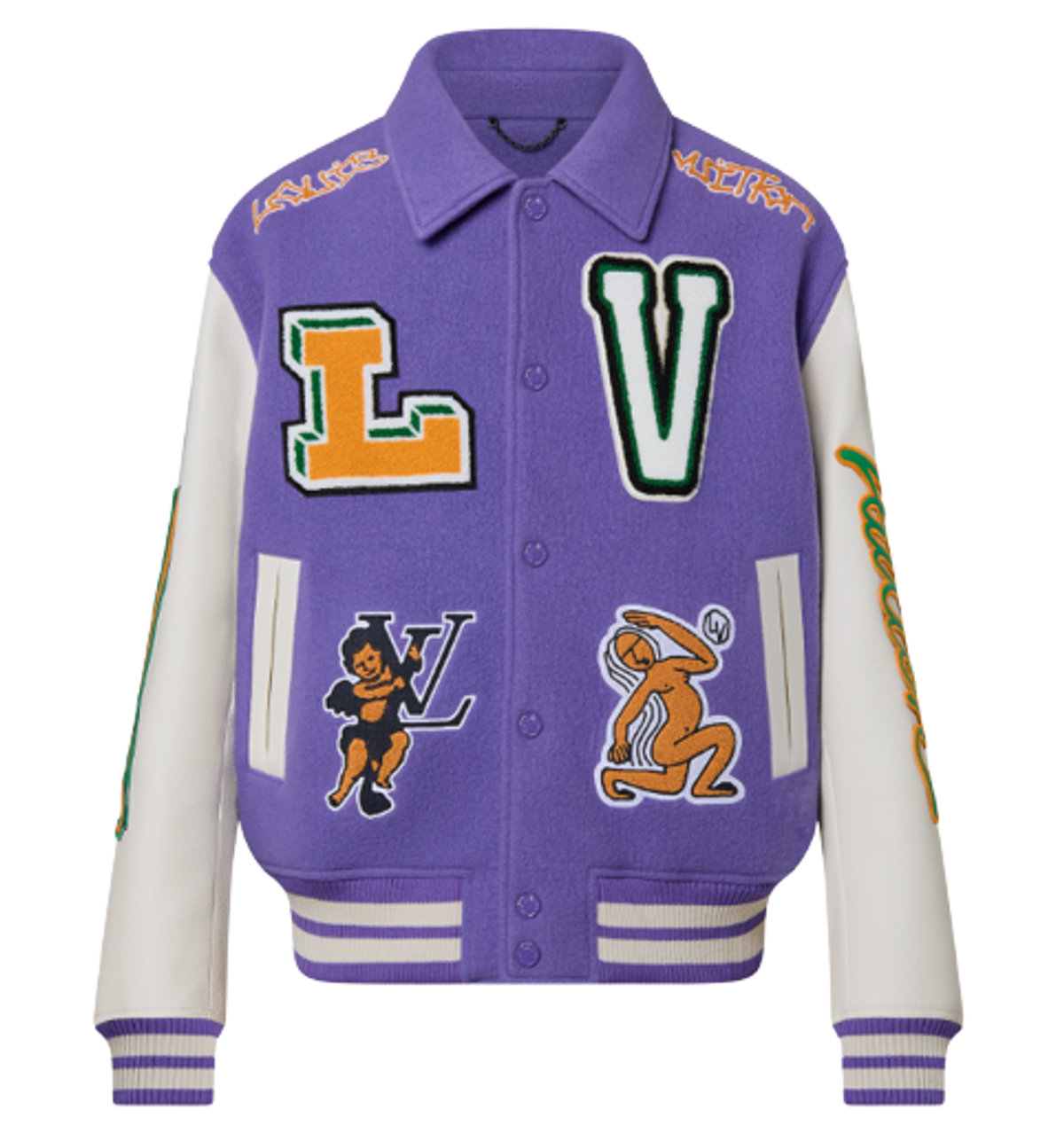 Louis Vuitton Multi Patches Mixed Leather Jacket | WHAT’S ON THE STAR?