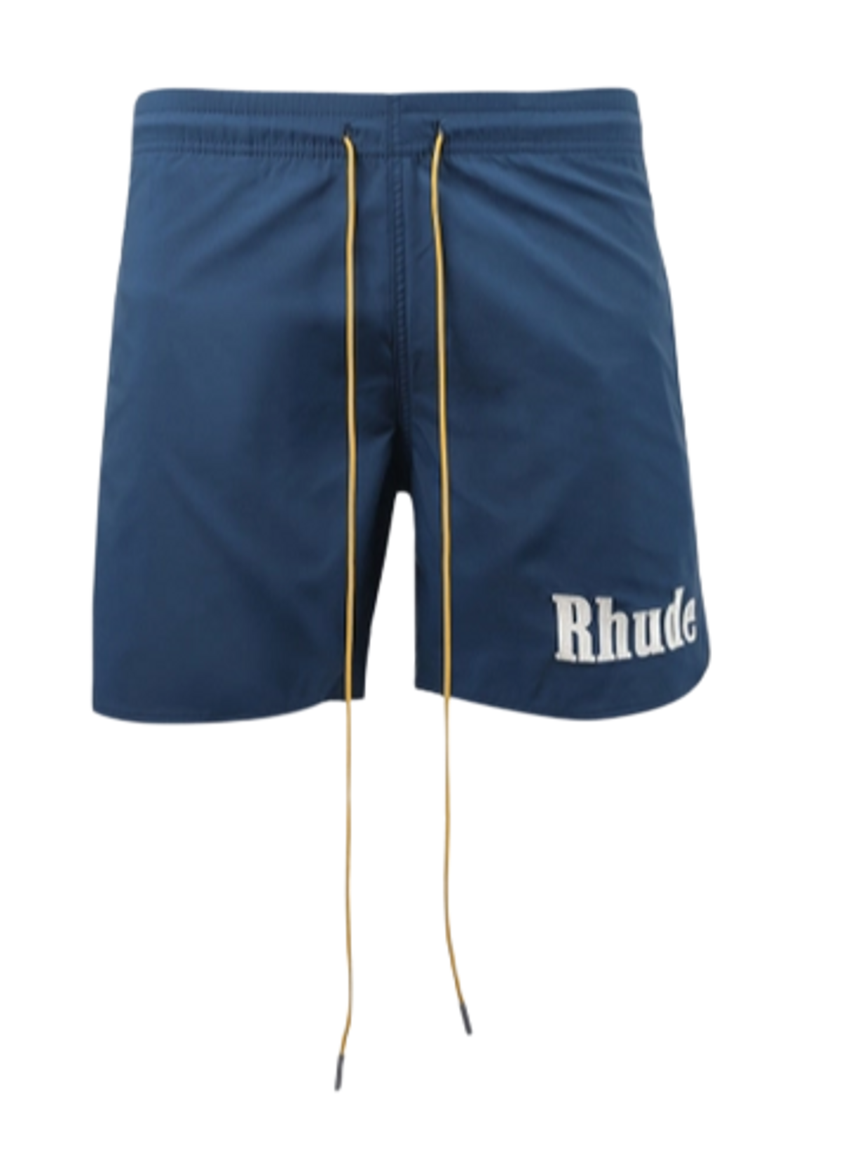 Rhude Logo Slate Grey Swim Shorts | WHAT’S ON THE STAR?