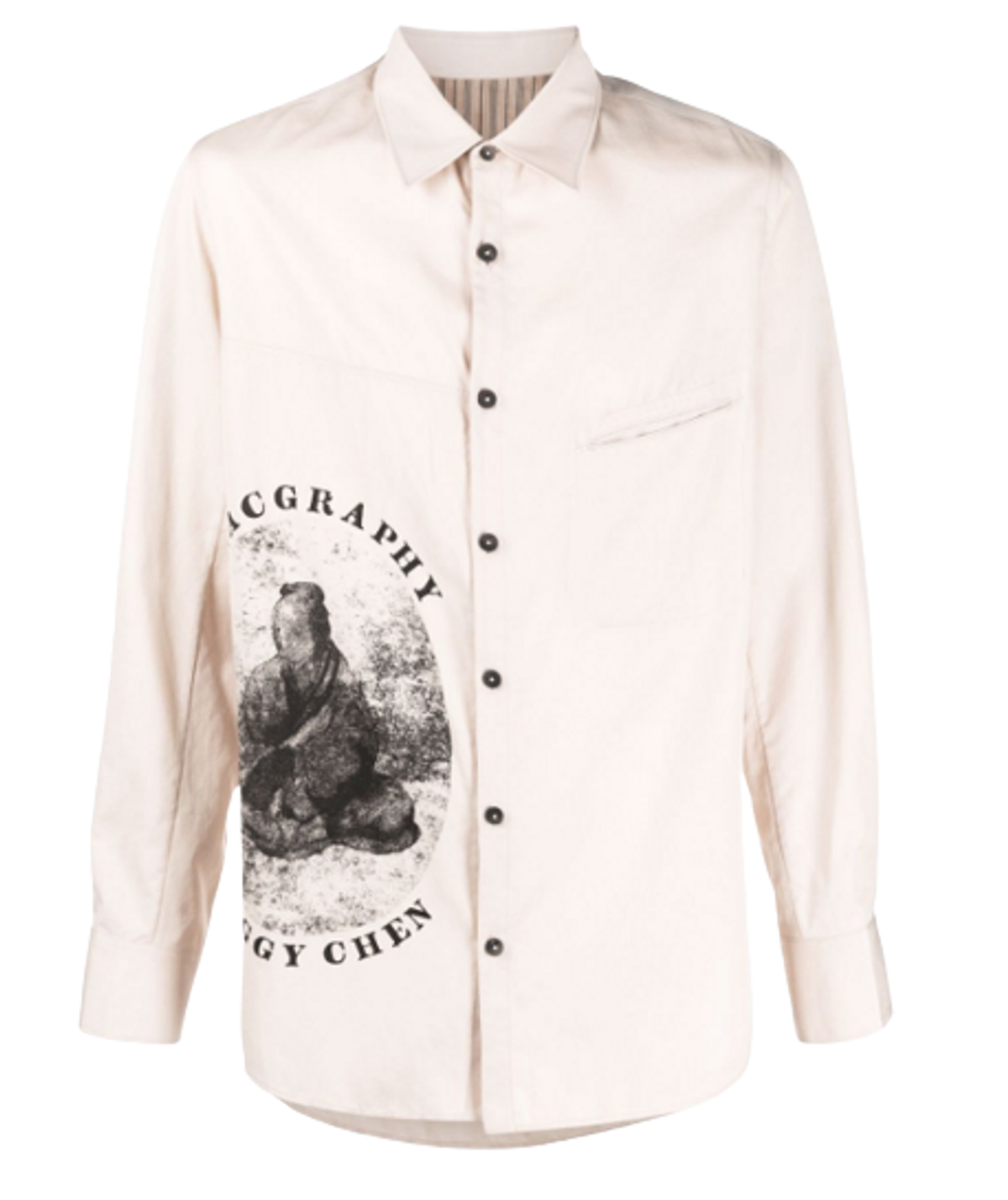 Ziggy Chen Graphic Print Long Sleeved Shirt | WHAT’S ON THE STAR?