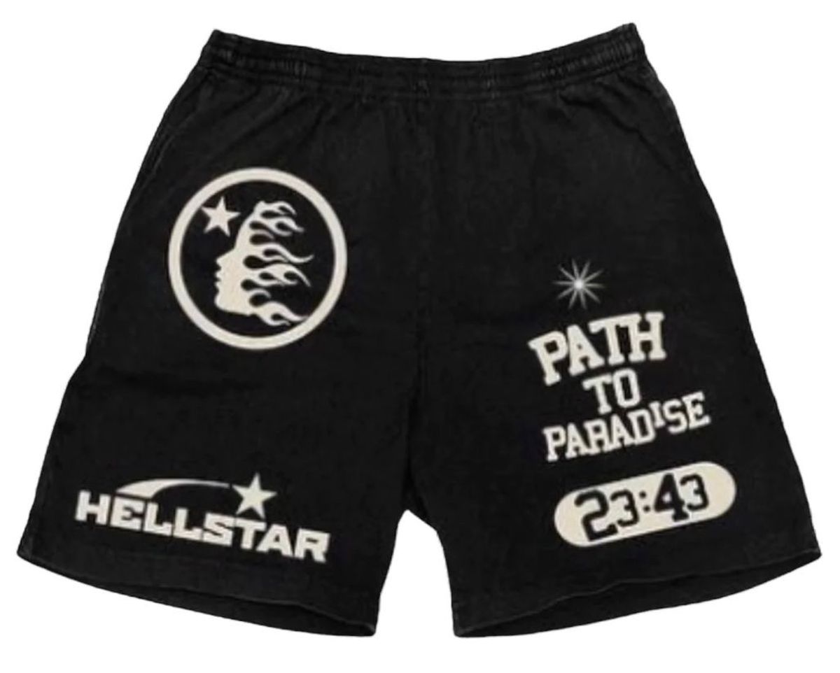 Hellstar P.E Paradise Black Shorts | WHAT’S ON THE STAR?
