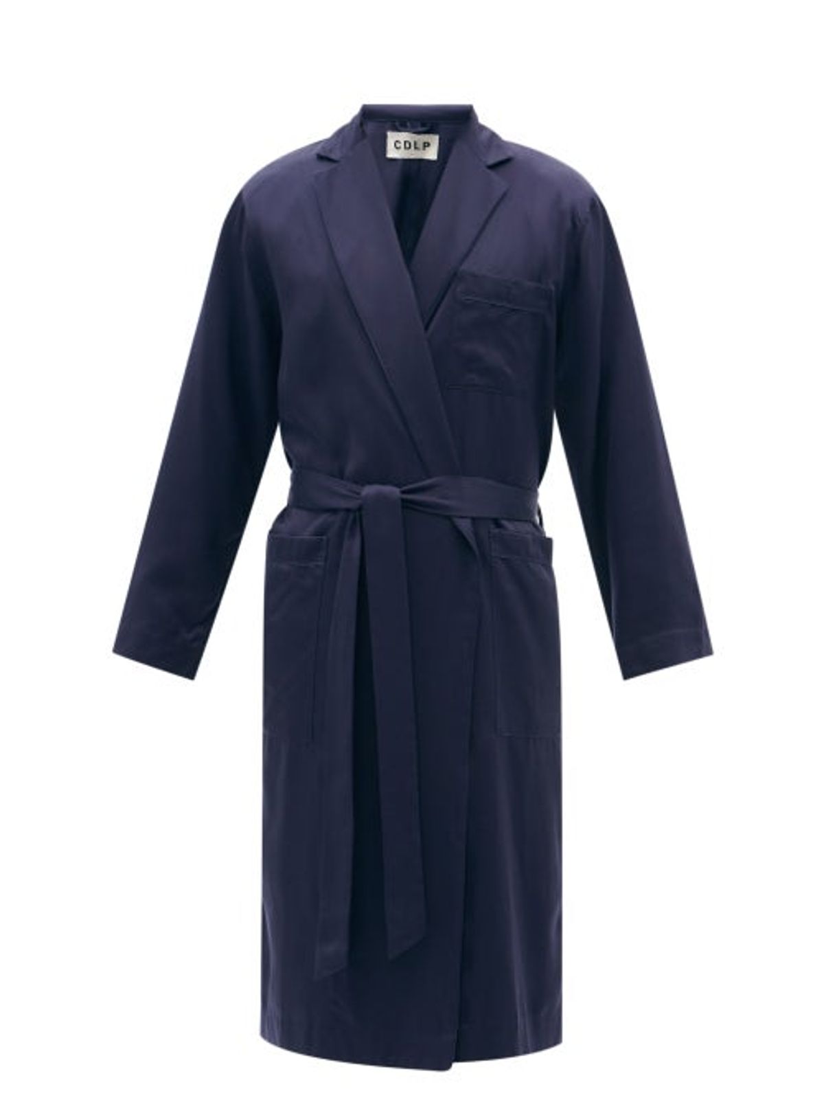 CDLP Peak Lapel Piped Lyocell Twill Robe | WHAT’S ON THE STAR?