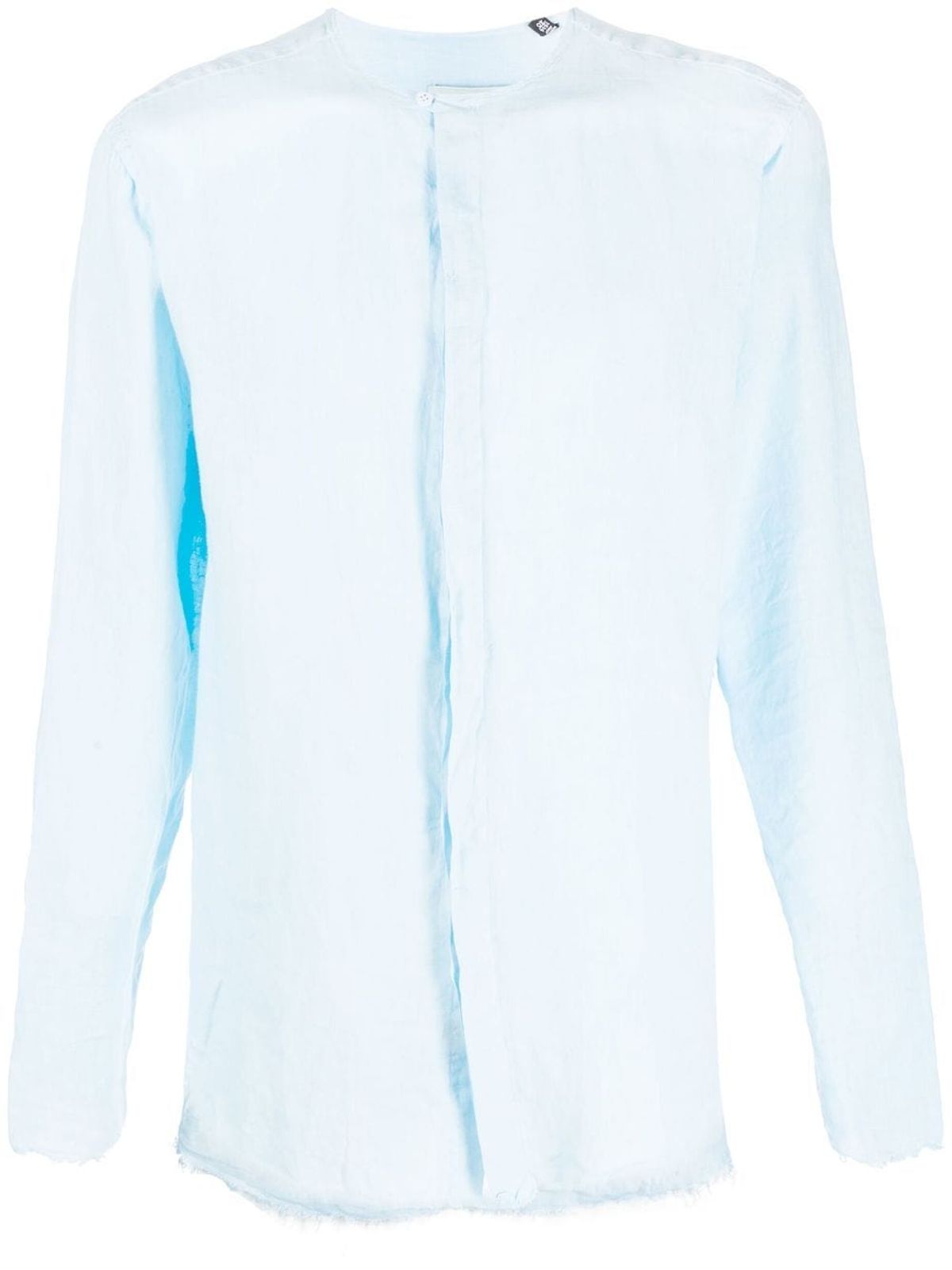 Costumein Frayed Edge Collarless Shirt | WHAT’S ON THE STAR?