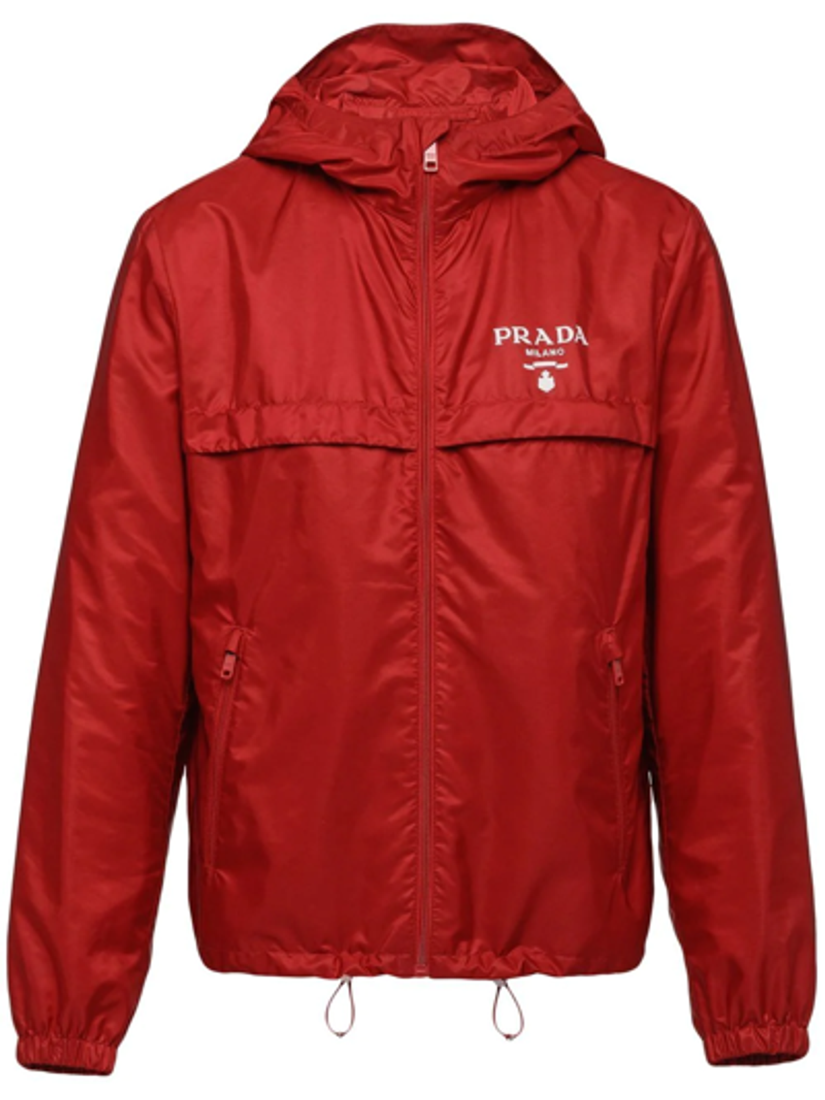 Prada Red Re-Nylon Blouson Jacket | WHAT’S ON THE STAR?