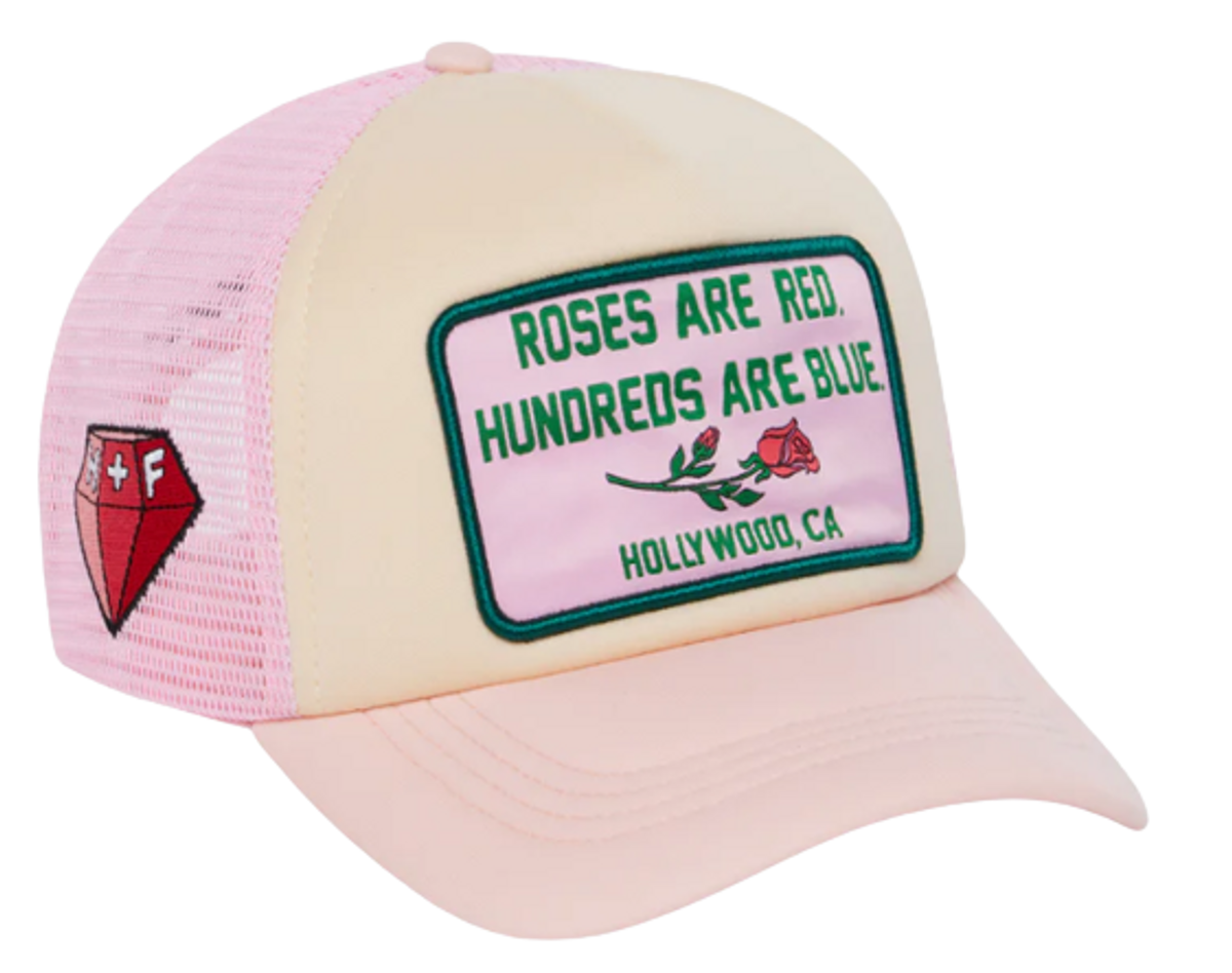 Homme + Femme Pink Poetry Trucker Cap | WHAT’S ON THE STAR?