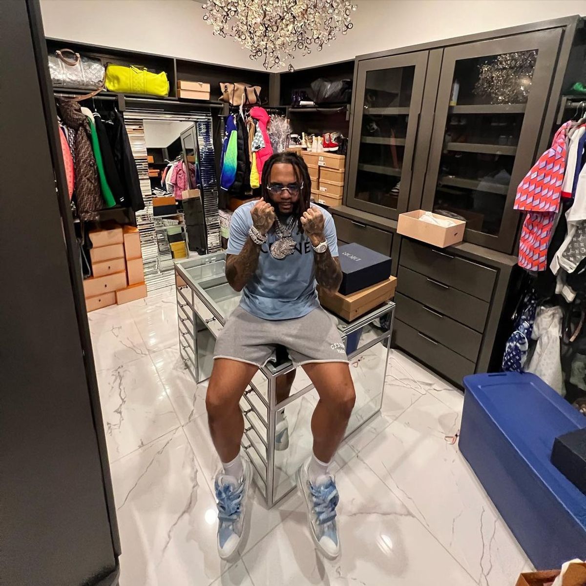 Money Man Outfit from August 13, 2022 | WHAT’S ON THE STAR?