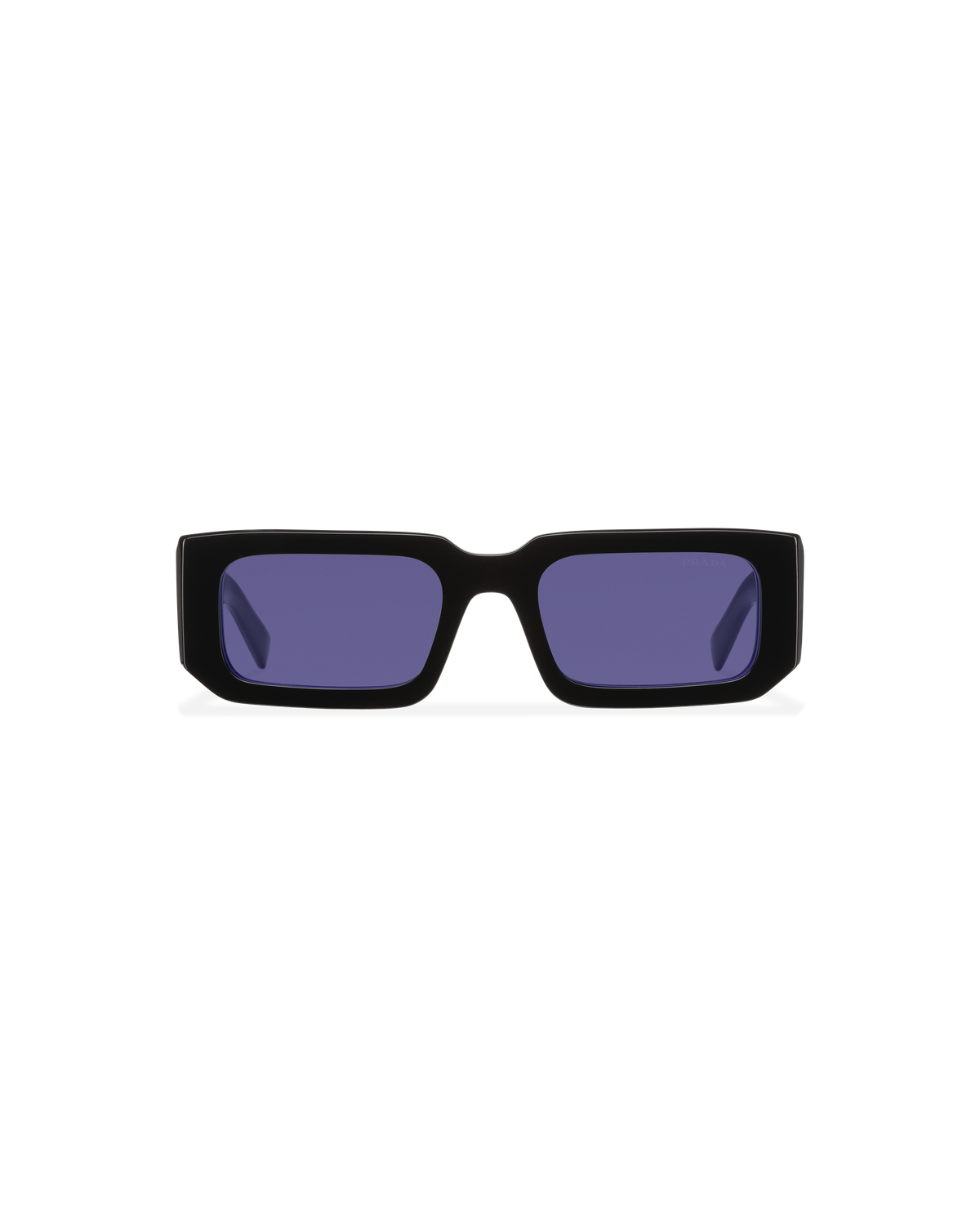 Prada Symbole Rectangle-frame Sunglasses In Purple Lenses | WHAT’S ON ...