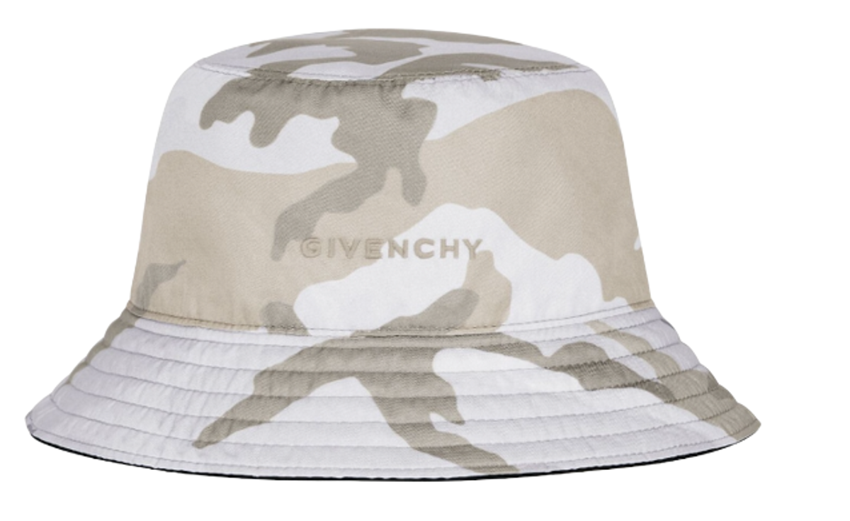 Givenchy Camouflage Print Reversible Bucket Hat | WHAT’S ON THE STAR?