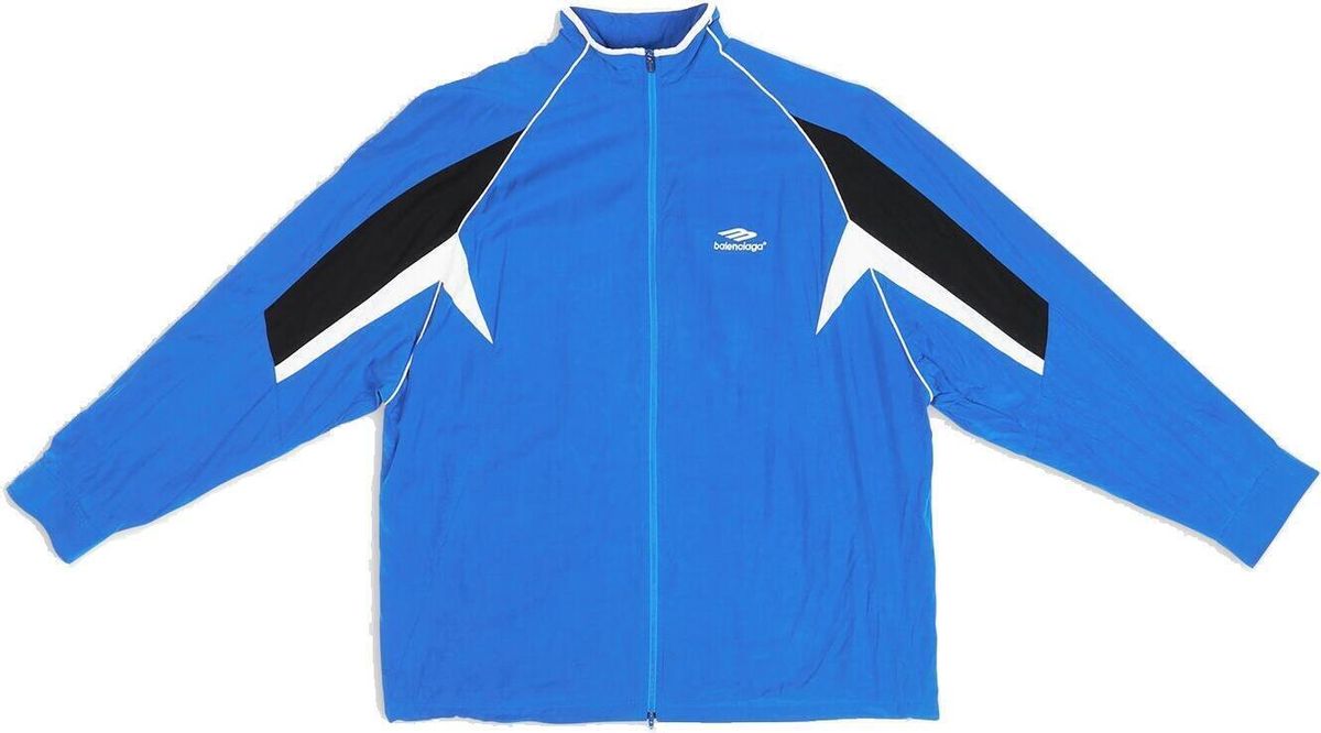 Balenciaga Oversized Dark Blue Track Suit Jacket | WHAT’S ON THE STAR?