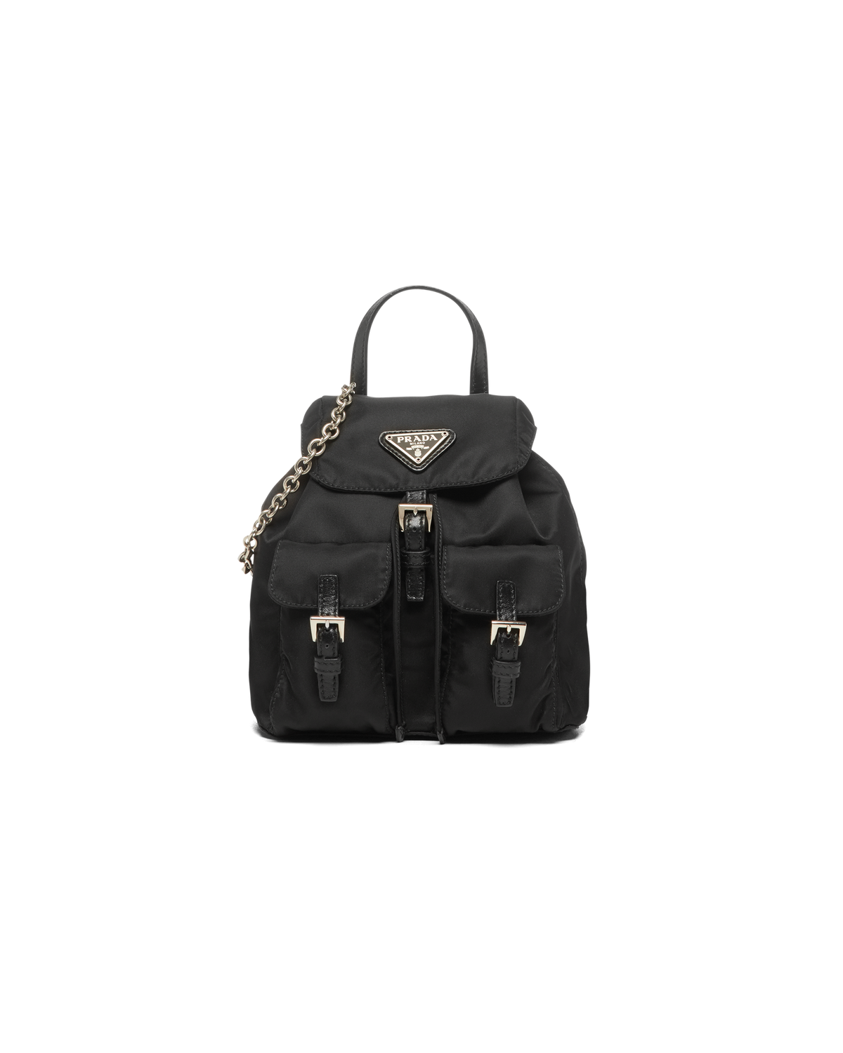Prada Re-nylon Mini Backpack In Black | WHAT’S ON THE STAR?