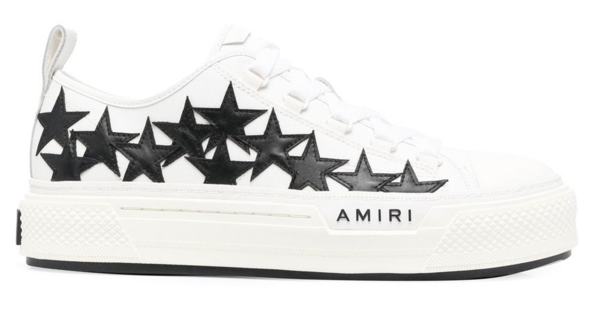 Amiri Star-Patch Low-Top White Sneakers | WHAT’S ON THE STAR?