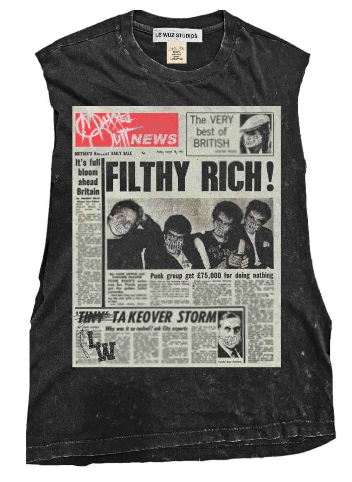 Le Wuz × Maxxed Outt Sleeveless Tank-Top | WHAT’S ON THE STAR?