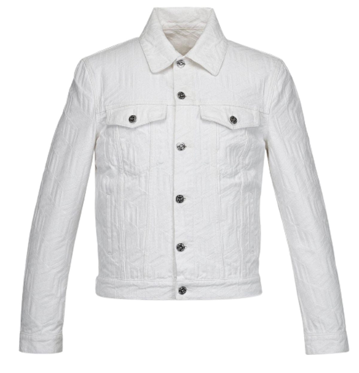 MCM Cubic Monogram White Denim Jacket | WHAT’S ON THE STAR?
