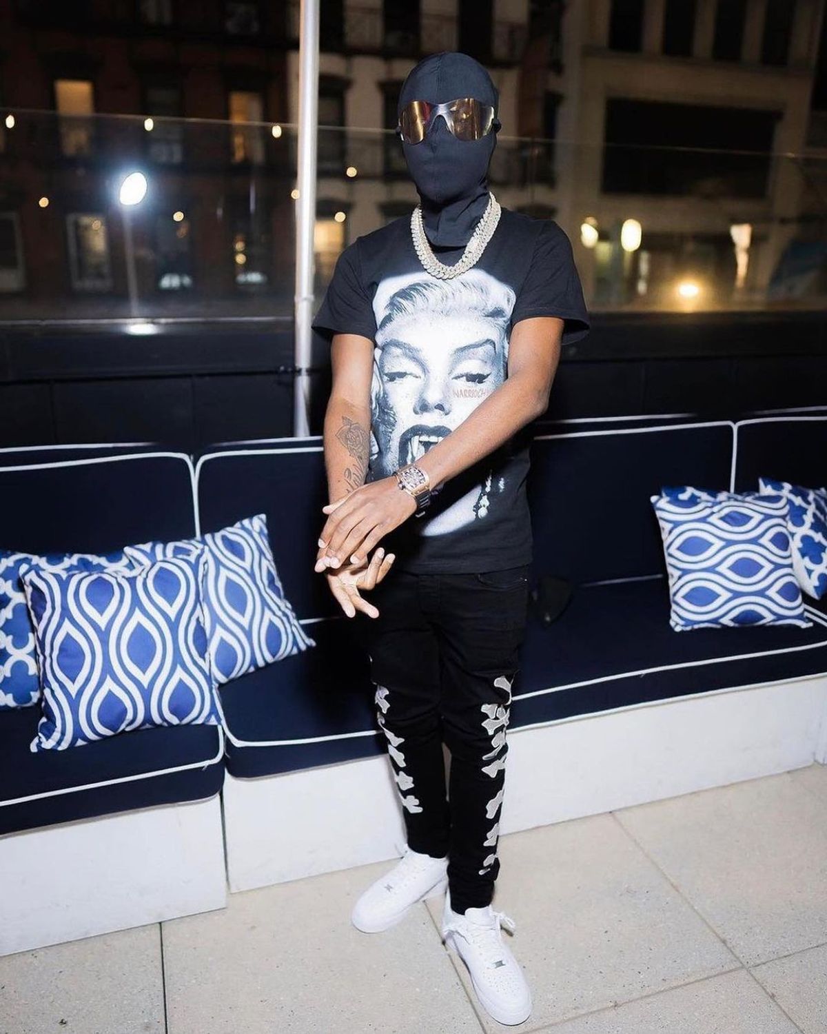 Lil Tjay Outfit from October 3, 2022 | WHAT’S ON THE STAR?