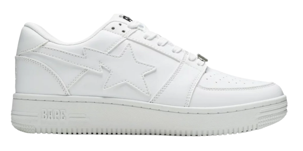 Bape Low M2 20th Anniversary White Sneakers | WHAT’S ON THE STAR?