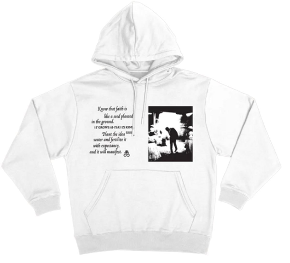 Joey Badass Merch 2022 Ceremony White Hoodie | WHAT’S ON THE STAR?