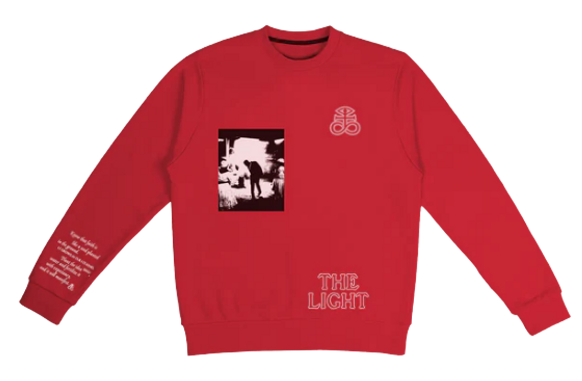Joey Badass Merch 2022 Ceremony Red Crewneck Sweatshirt | WHAT’S ON THE ...