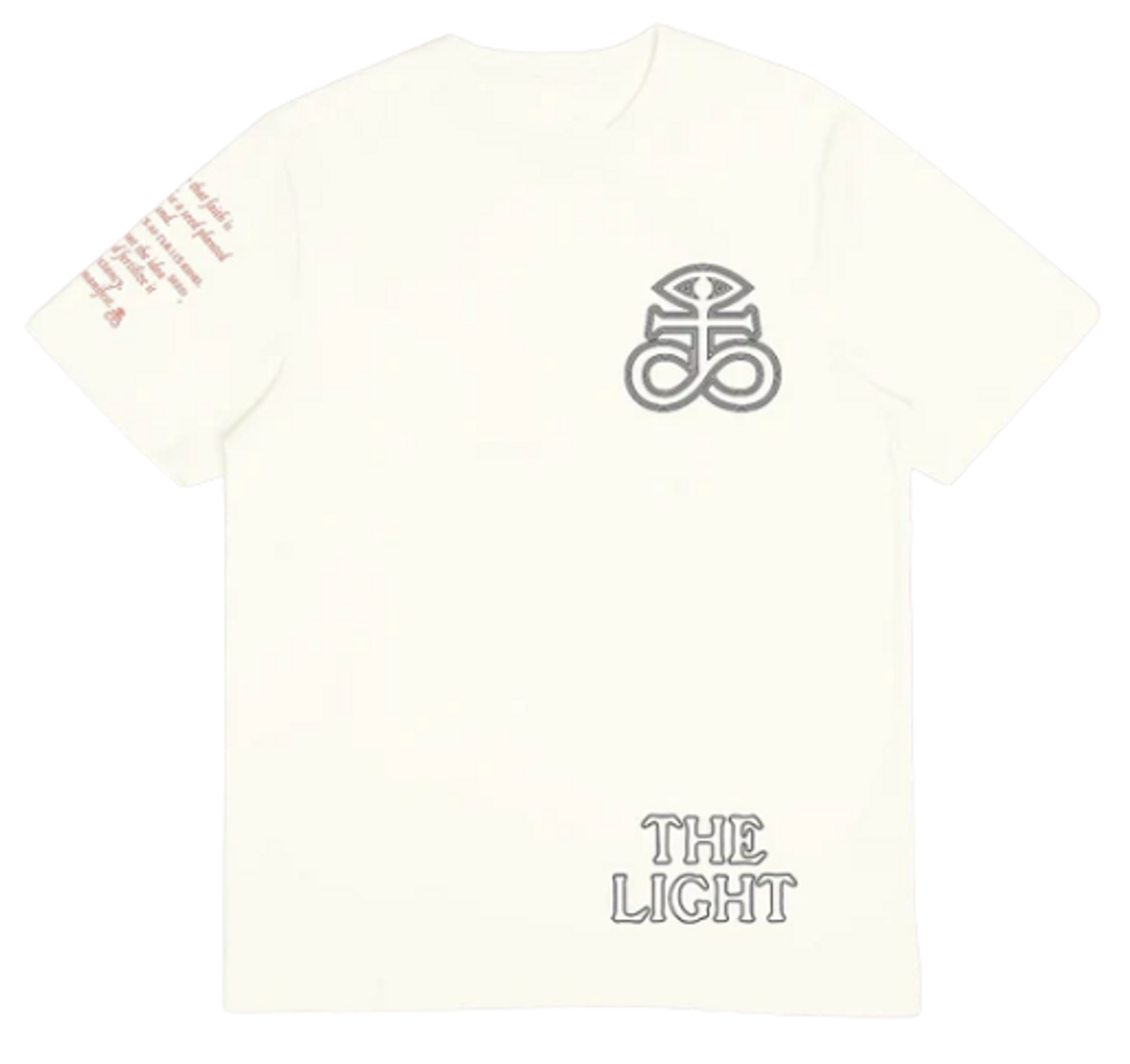 Joey Badass Merch 2022 The Light Symbol White T-Shirt | WHAT’S ON THE STAR?