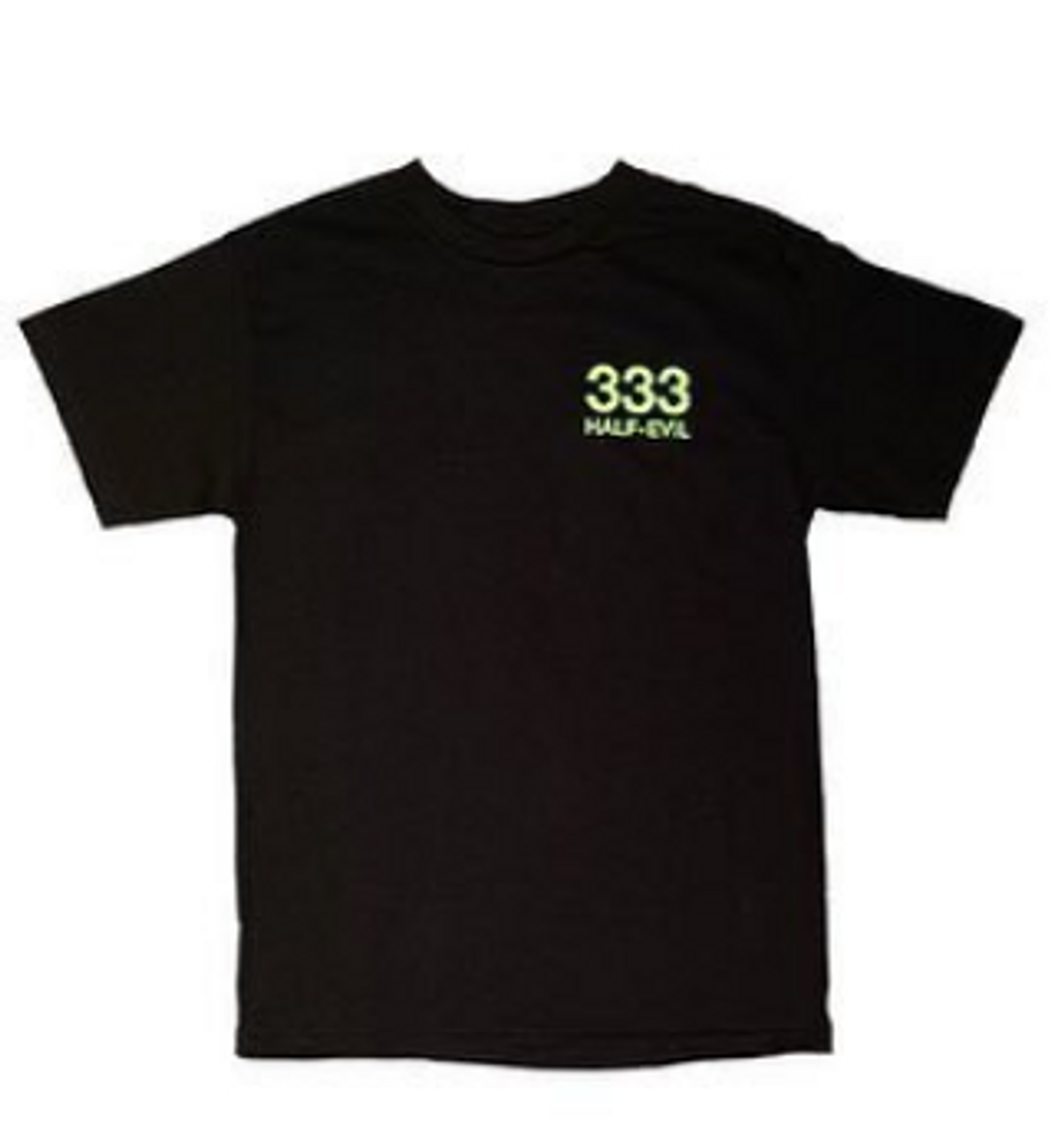 Half Evil 333 Green Logo T-Shirt | WHAT’S ON THE STAR?