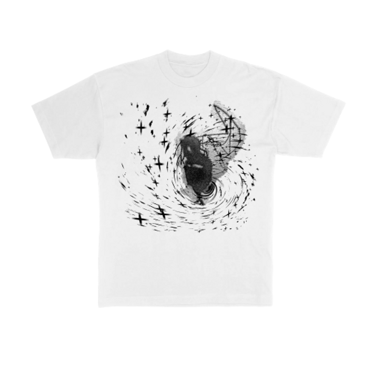 Lucki Merch 2022 Void White T-Shirt | WHAT’S ON THE STAR?