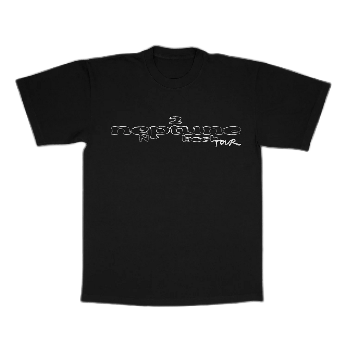 Lucki Merch 2022 2Neptune Tour - Lone Tune Black T-Shirt | WHAT’S ON ...