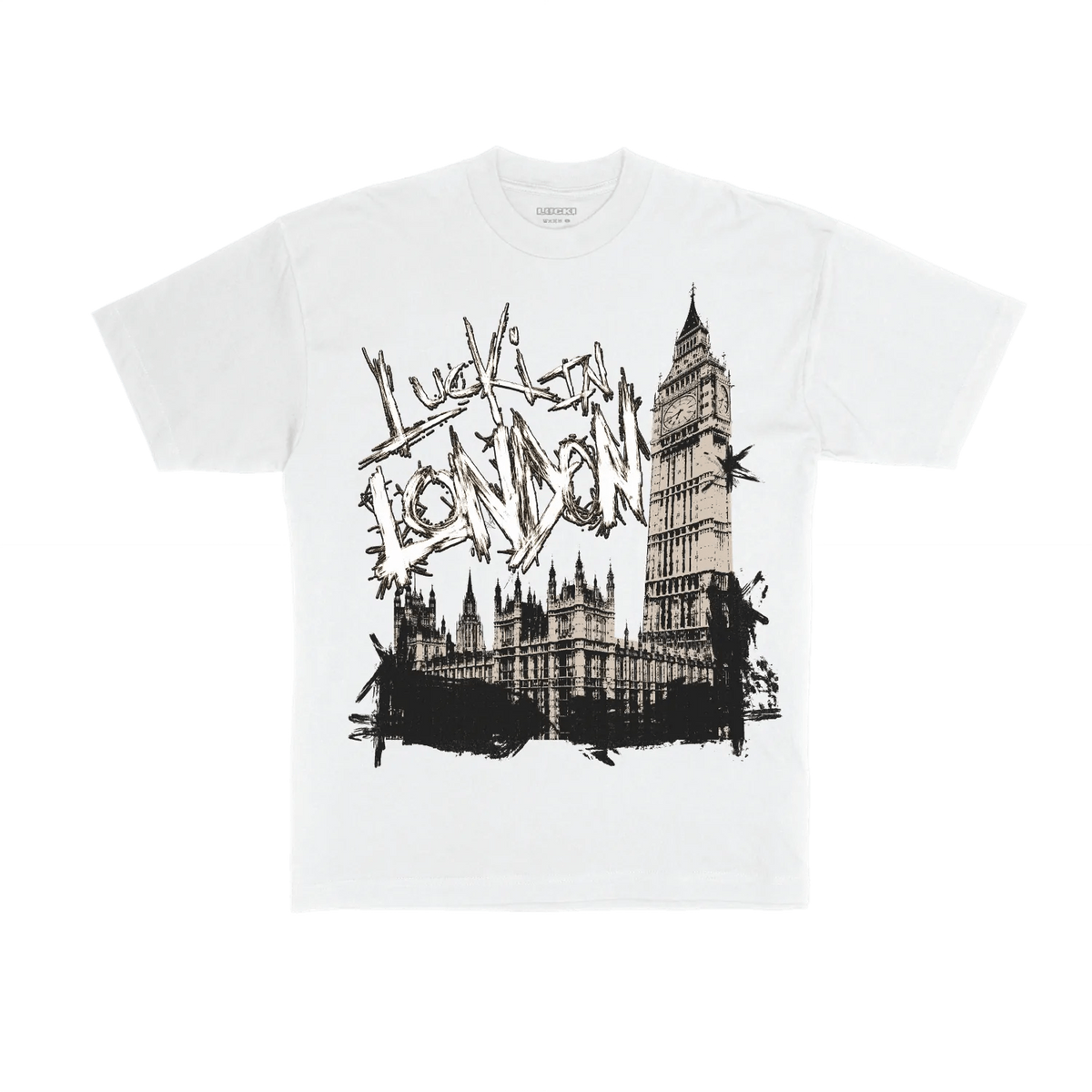 Lucki Merch 2022 In London White T-Shirt | WHAT’S ON THE STAR?