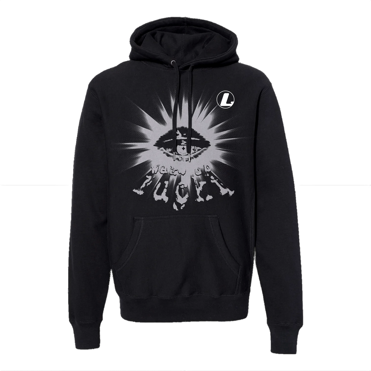 Lucki Merch 2022 Wake Up Eye Black Hoodie | WHAT’S ON THE STAR?