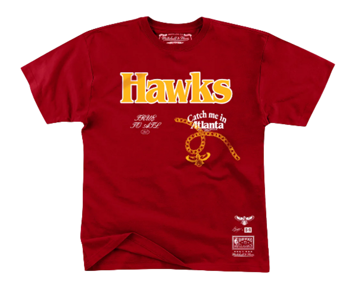 Atlanta Hawks × Lil Baby Merch Red Logo T-Shirt | WHAT’S ON THE STAR?