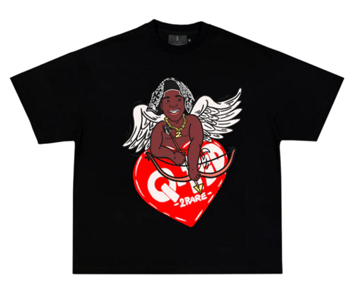 2Rare Merch 2022 Rare Q-Pid Black T-Shirt | WHAT’S ON THE STAR?