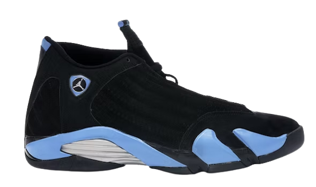 Jordan Air Jordan 14 Retro Black University Blue Sneakers | WHAT’S ON ...