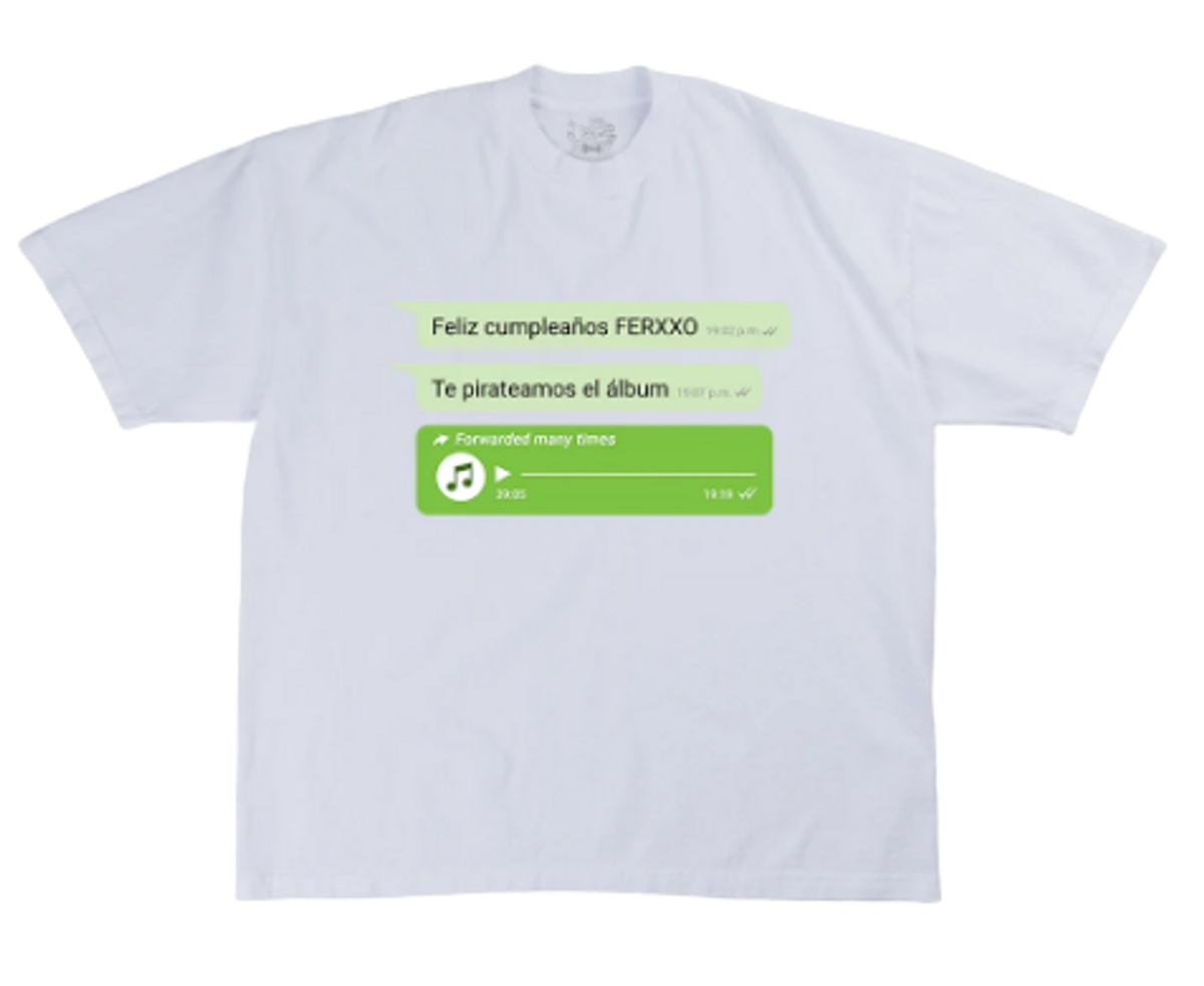 Feid Merch 2022 Cumpleanos Tracklist T-Shirt | WHAT’S ON THE STAR?
