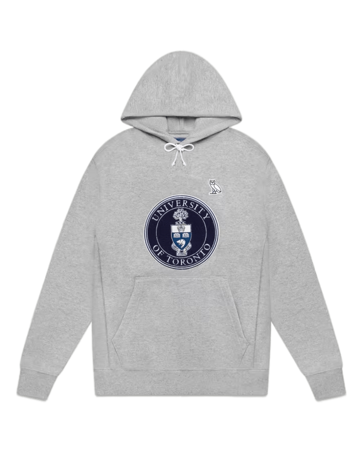 OVO × University of Toronto Merch 2022 Heather Grey Hoodie | WHAT’S ON ...